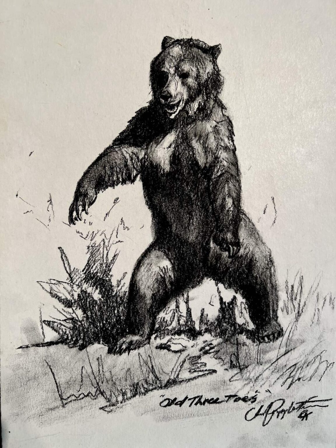 Old Three Toes – Chad Poppleton – Fine Art